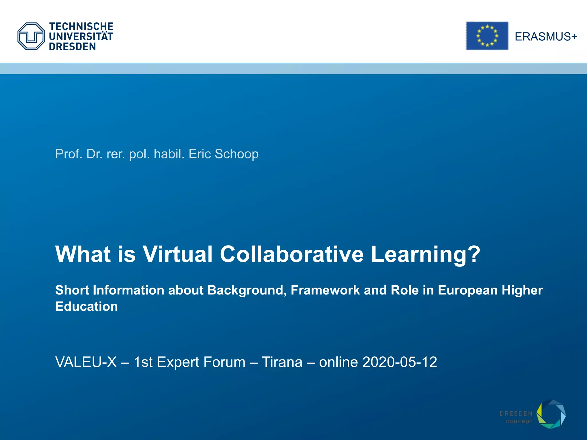 What is Virtual Collaborative Learning | PPT