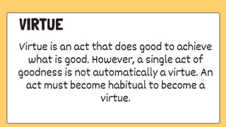 VALEUS ED- 1 VALUES AND VIRTUE.pptx-mttg | PPT