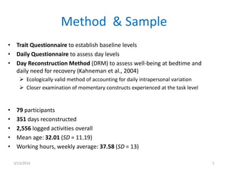 Valeva & Valev - CSR and Health at Work: A DRM Study | PPT
