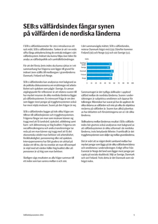 SEB:s Välfärdsbarometer jämför nordisk välfärd | PDF
