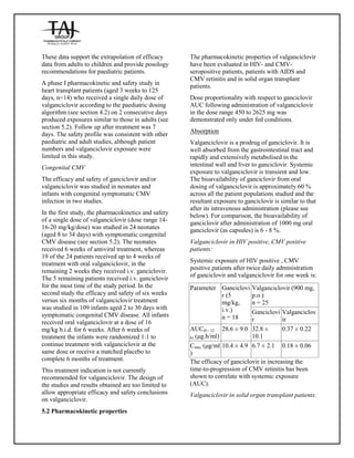 Valganciclovir 450mg tablets IP Taj Pharma SmPC