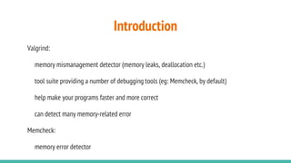 Valgrind | PPT