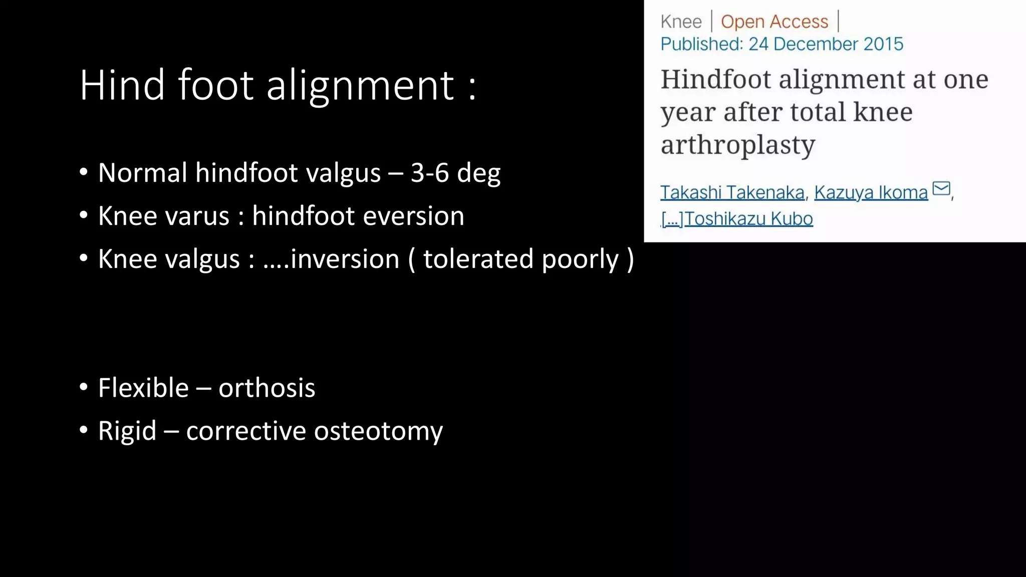 Valgus total knee arthroplasty | PPTX