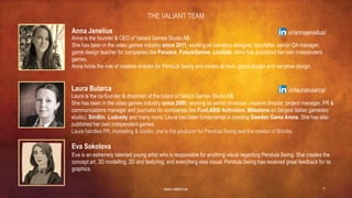 Valiant Game Studio AB pitch deck | PPT