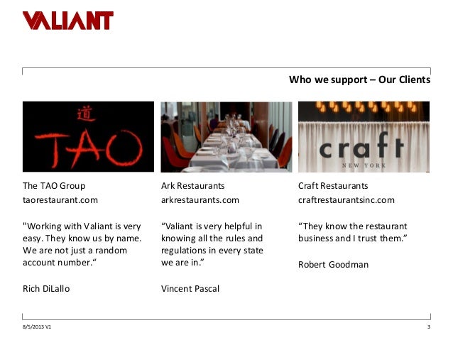 Valiant presentation Terri Andreozzi