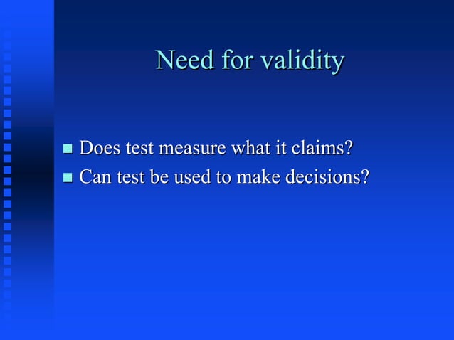 reliability and validity psychology 1234 | PPT