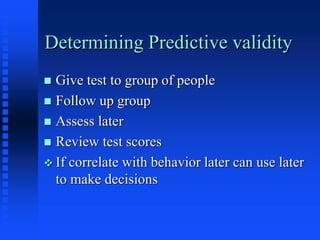 reliability and validity psychology 1234 | PPT