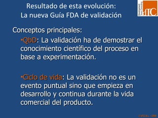 Validacion Procesos QbD | PPT