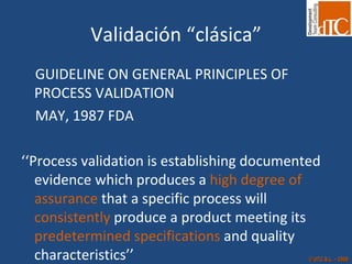 Validacion Procesos QbD | PPT