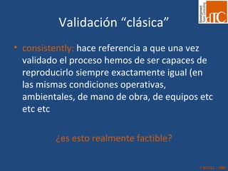 Validacion Procesos QbD | PPT