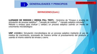 Validacion procesos esteriles PART 1 GENERALIDADES | PDF