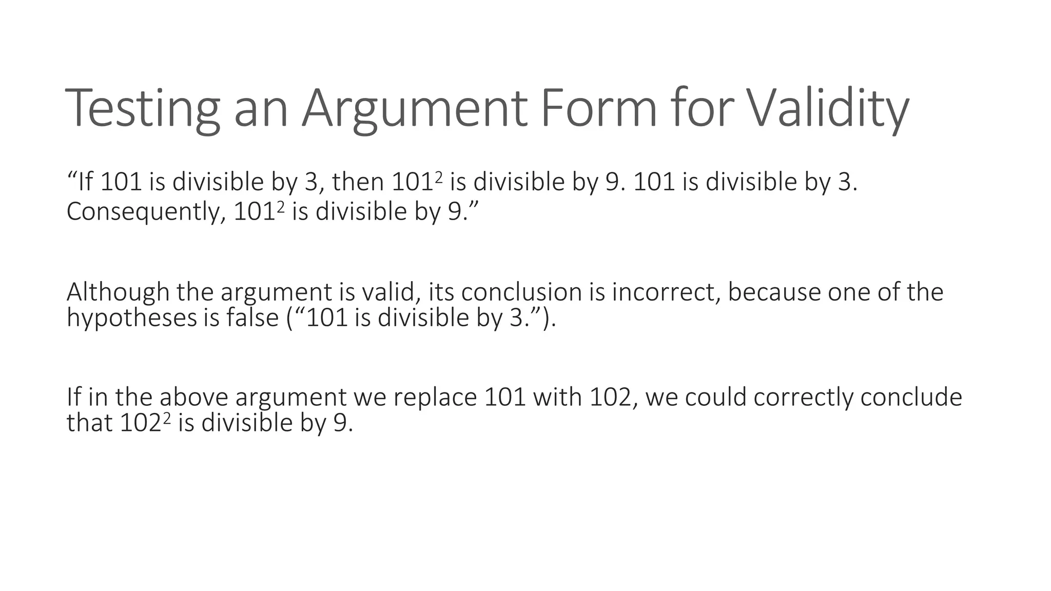 Valid and Invalid Arguments.pptx | Food & Drink