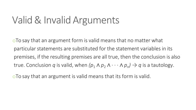 Valid and Invalid Arguments.pptx | Food & Drink