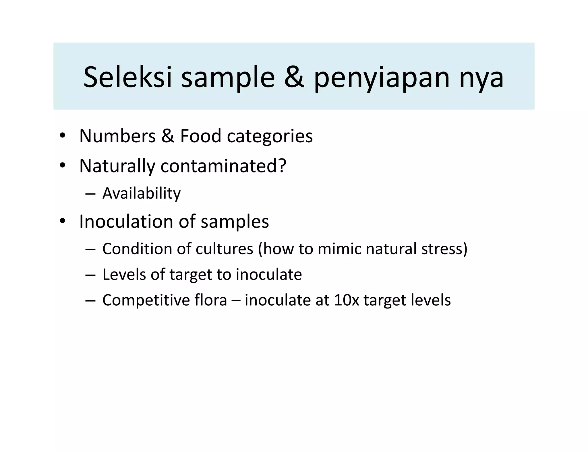 Validasi metode analisis mikrobiologi s2 | PDF