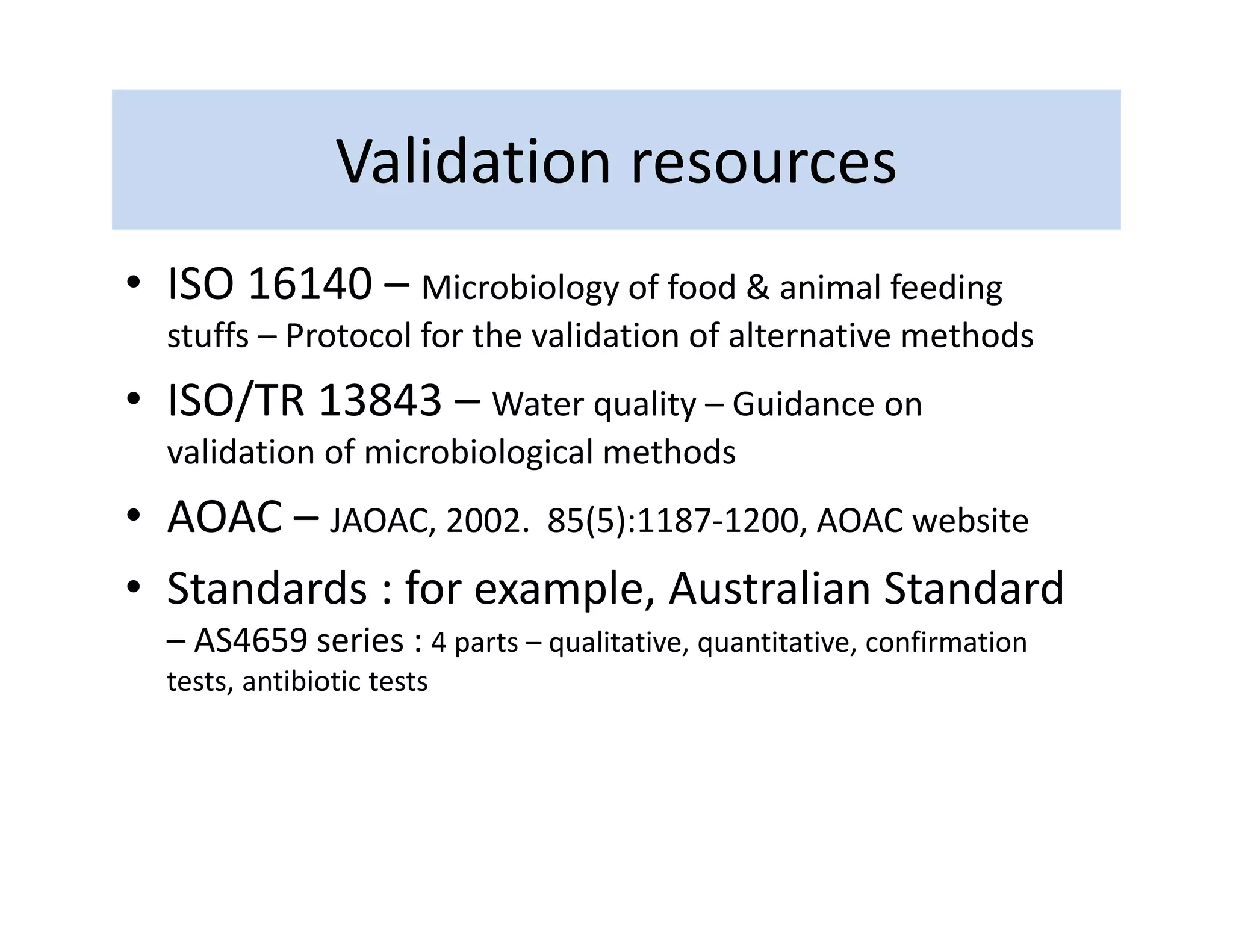 Validasi metode analisis mikrobiologi s2 | PDF