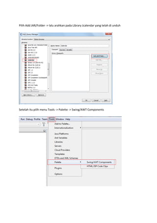 Menjaga Validasi tanggal dengan Jcalendar pada java | PDF