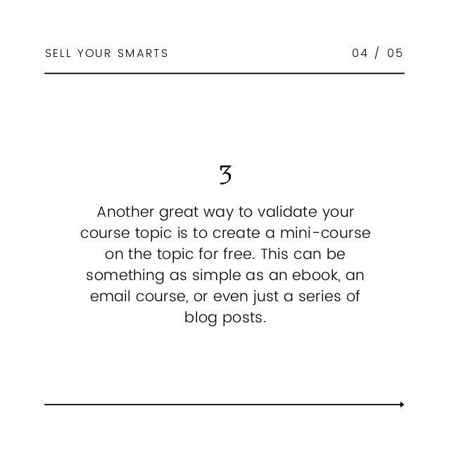 Validate Your Course Idea Pdf