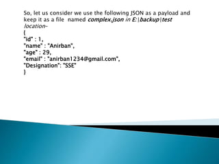 Validating a json in mule | PPTX