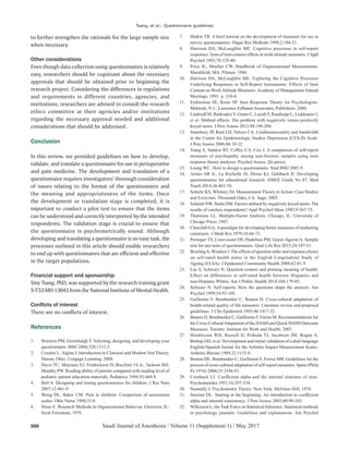 VALIDATING QUESTIONNAIRE preoperativepain | PDF