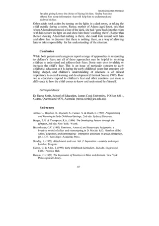 Validating young childrens_feelings | DOCX | Parenting Babies and ...