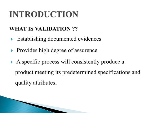 Validation | PPT