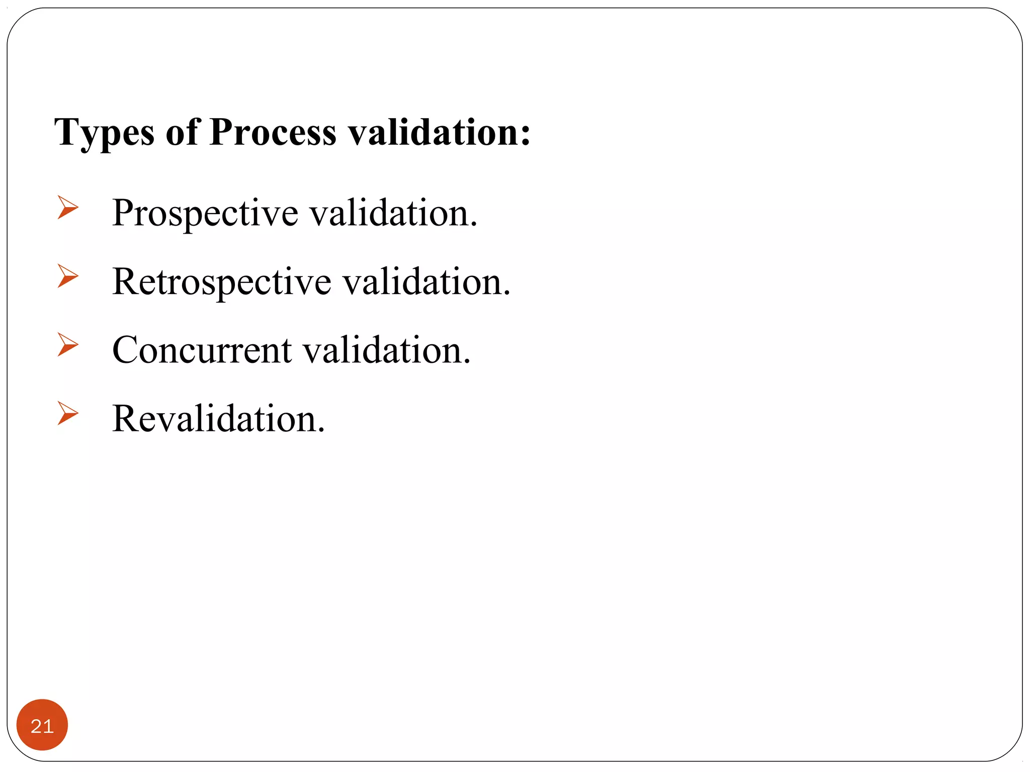 PHARMACEUTICAL VALIDATION | PPT