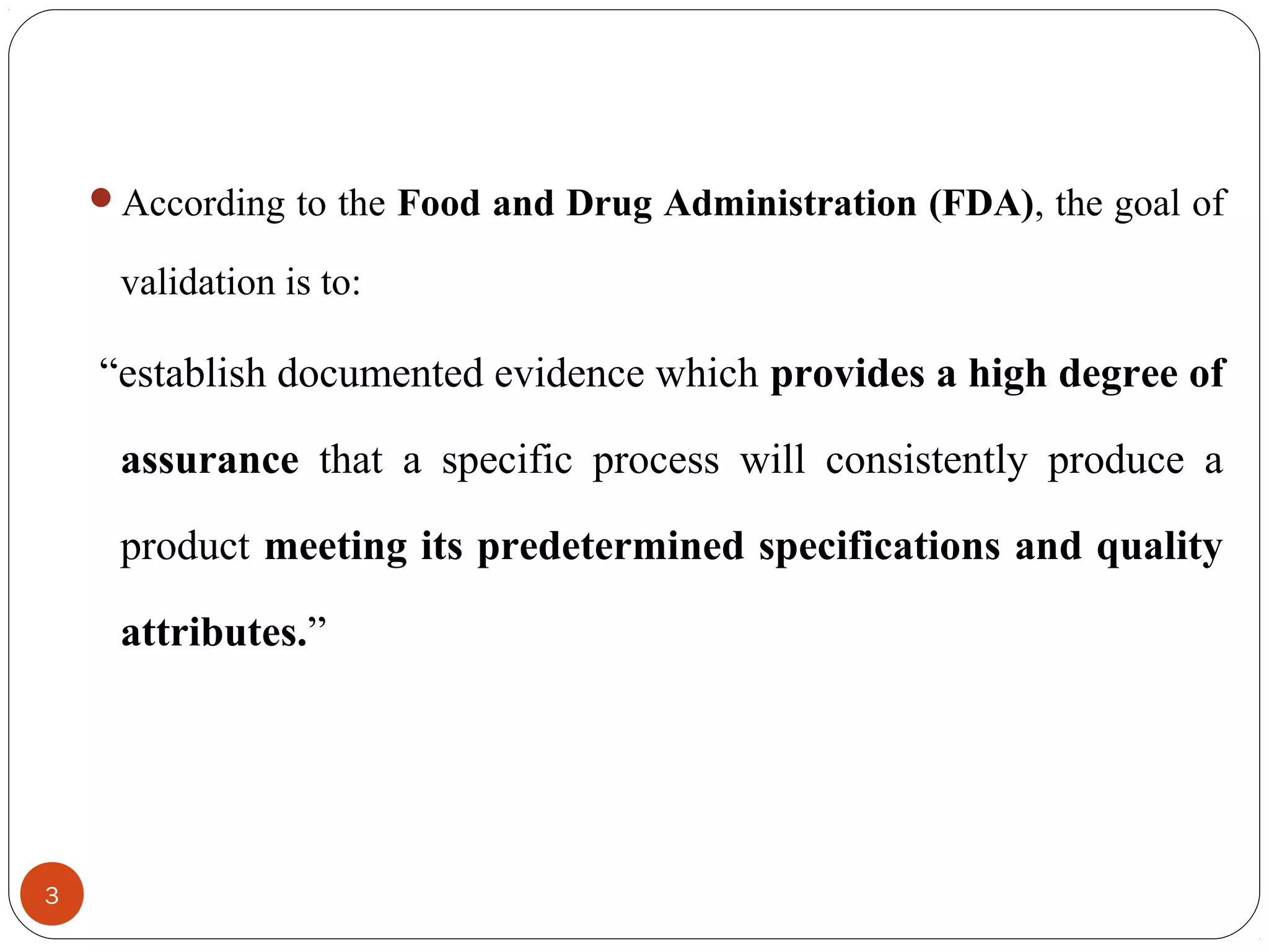 PHARMACEUTICAL VALIDATION | PPT