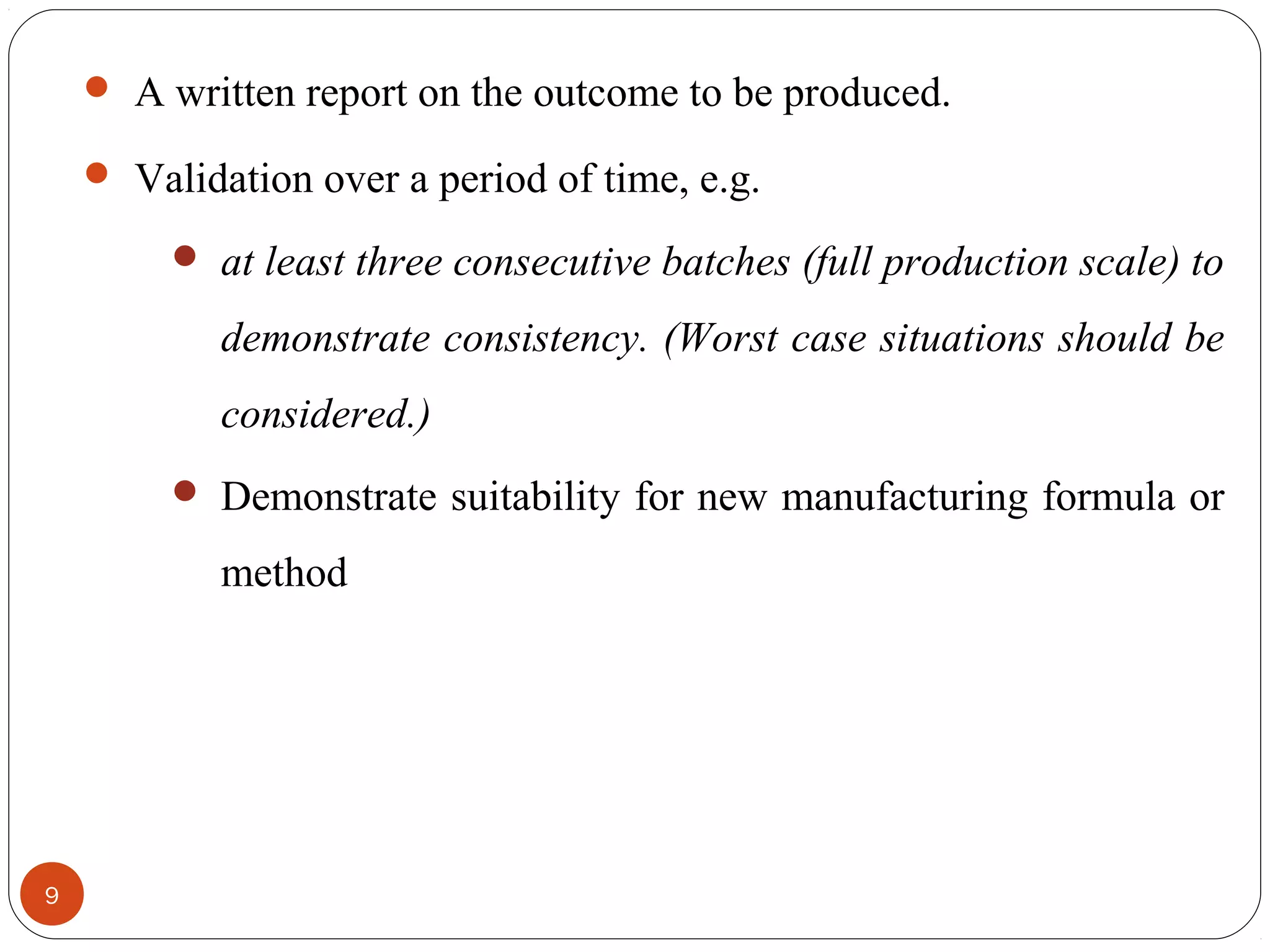 PHARMACEUTICAL VALIDATION | PPT