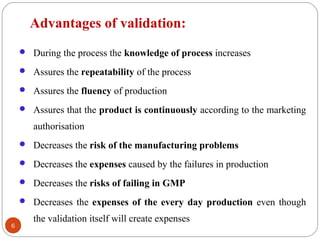 PHARMACEUTICAL VALIDATION | PPT | Pharmaceutical Industry | Industries
