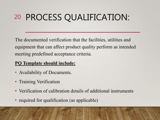 Validation in pharmaceutical industry | PPTX