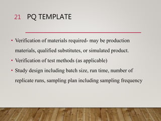 Validation in pharmaceutical industry | PPTX