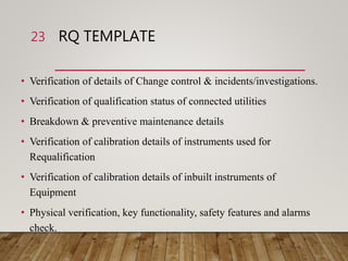 Validation in pharmaceutical industry | PPTX