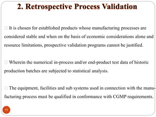 Validation ( process validation, TT from R&D to pilot plant) | PPTX