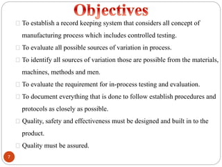 Validation ( process validation, TT from R&D to pilot plant) | PPT