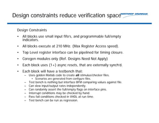 Validation and Design in a Small Team Environment | PDF