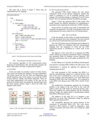 Validation of ATL Transformation to Generate a Reliable MVC2 Web Models | PDF