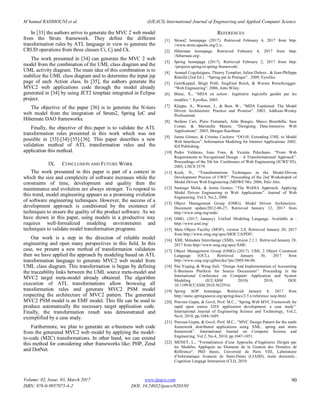 Validation of ATL Transformation to Generate a Reliable MVC2 Web Models | PDF