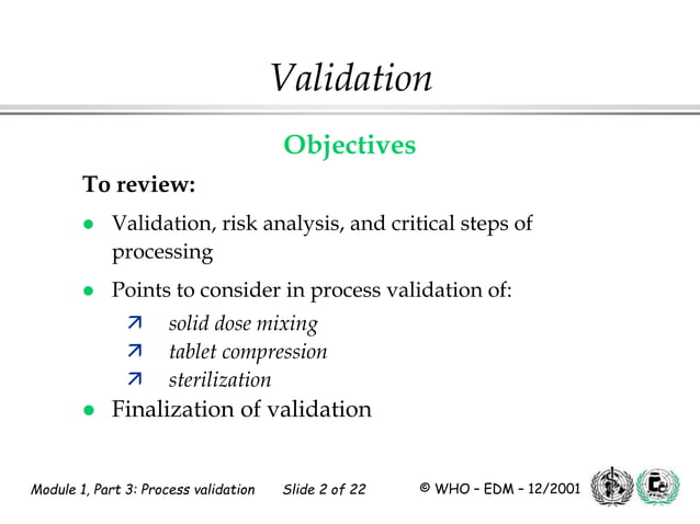 Pharmaceutical Validation & Calibration | PPT