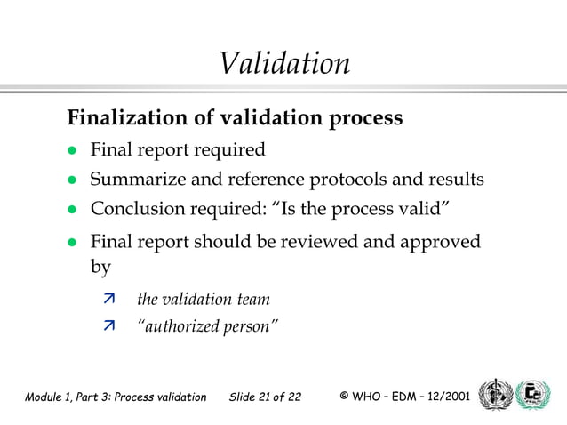 Pharmaceutical Validation & Calibration | PPT
