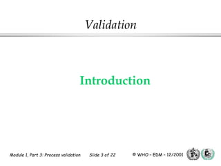 Pharmaceutical Validation & Calibration | PPT