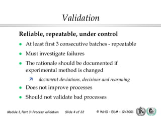 Pharmaceutical Validation & Calibration | PPT