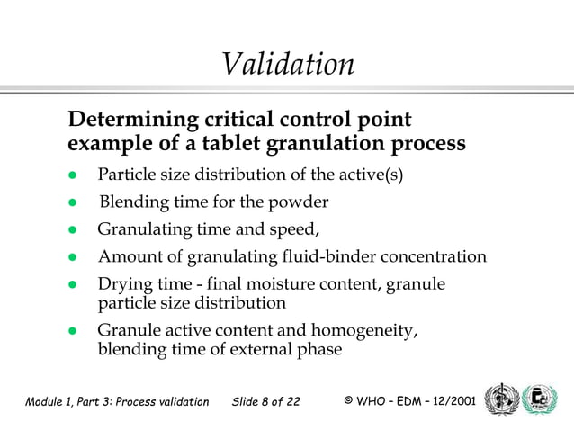 Pharmaceutical Validation & Calibration | PPT