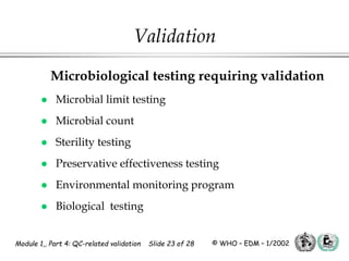 Analytical Validation Method for laboratory | PPT