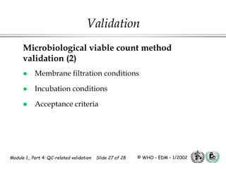 Analytical Validation Method for laboratory | PPT
