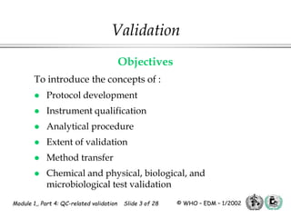 Analytical Validation Method for laboratory | PPT