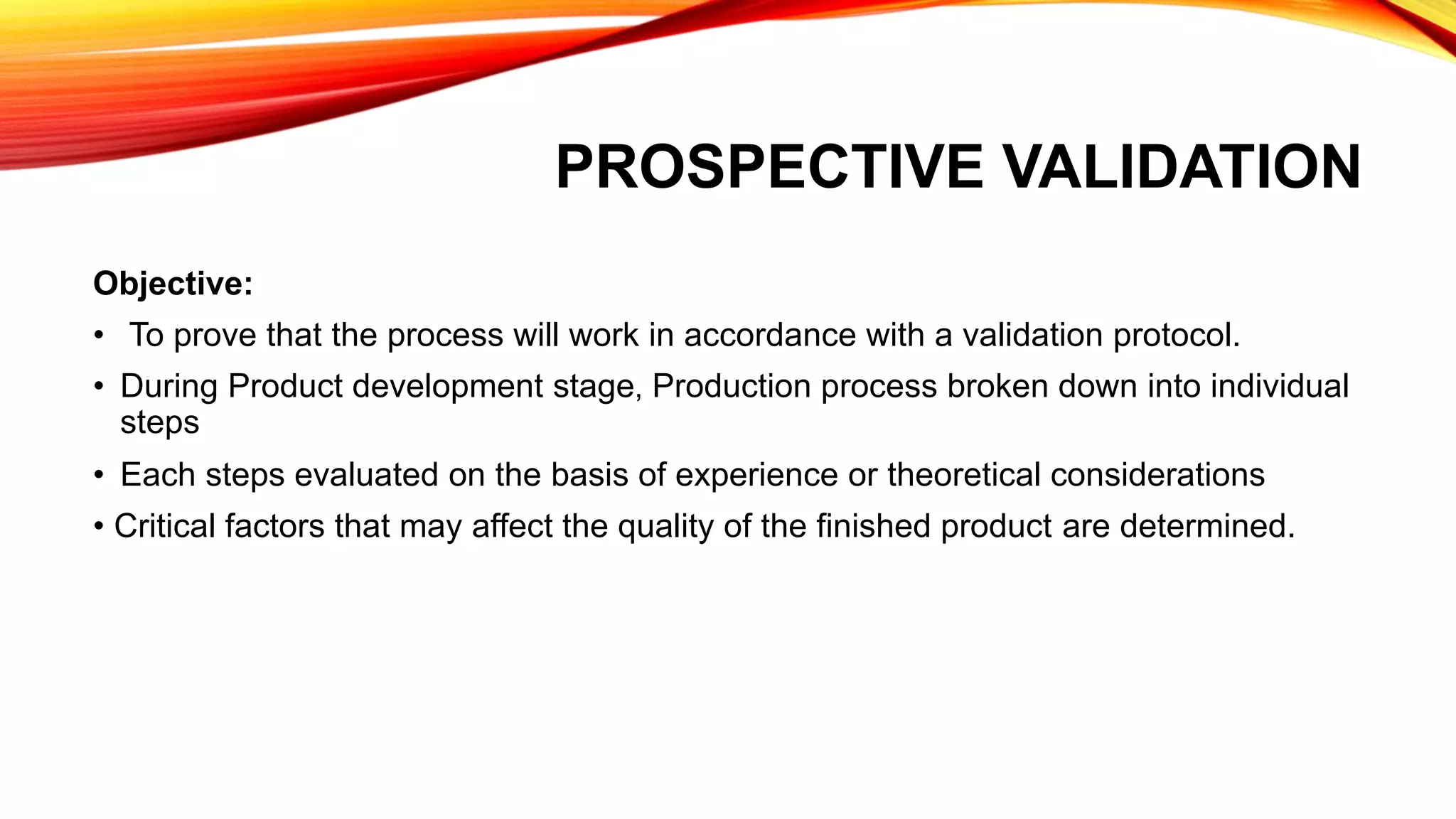 Pharmaceutical Validation | PPTX