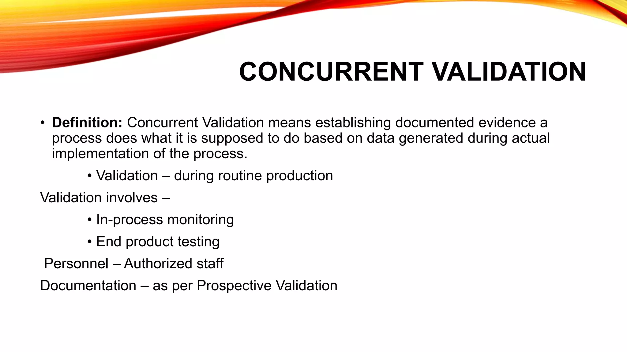Pharmaceutical Validation | PPTX