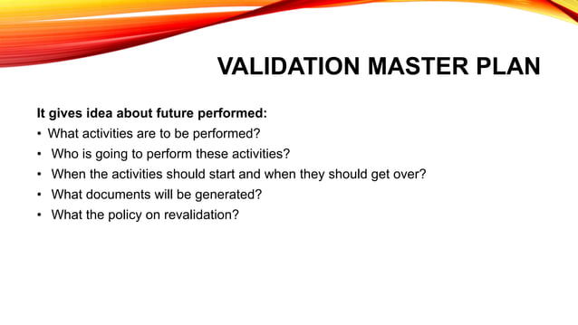 Pharmaceutical Validation | PPTX