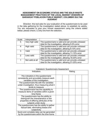 Validation Letter for Thesis | PDF