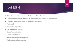 Validation and calibration master plan | PPTX